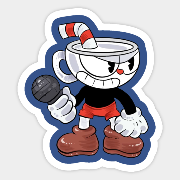cuphead - Cuphead - Sticker | TeePublic