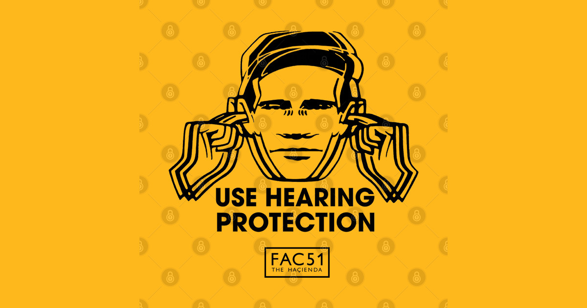 Use Hearing Protection Factory Records - Factory Records - T-Shirt ...