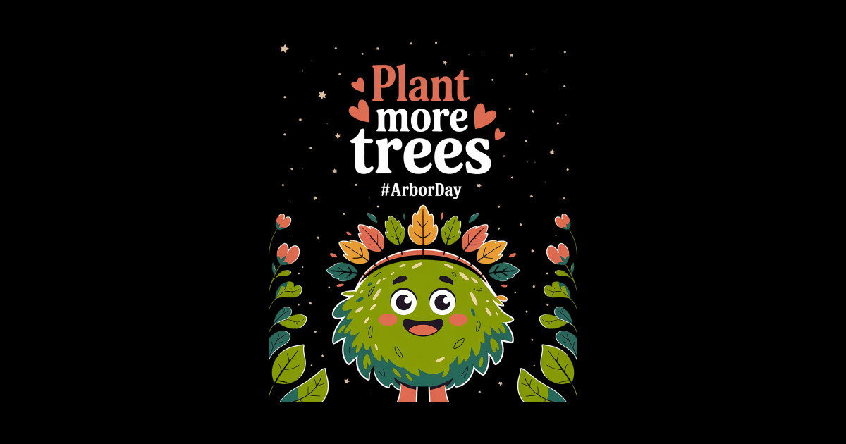 Tree Hugger Earth Day - Arbor Day Cute Green - Magnet | TeePublic