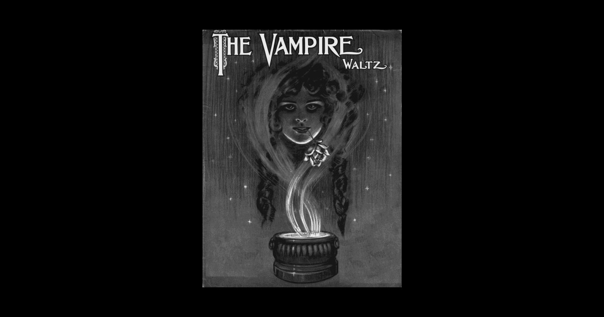 The Vampire Waltz - Public Domain - Sticker | TeePublic