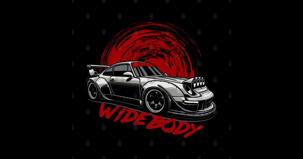 RWB Wide BOdy - Rauh Welt - Sticker | TeePublic