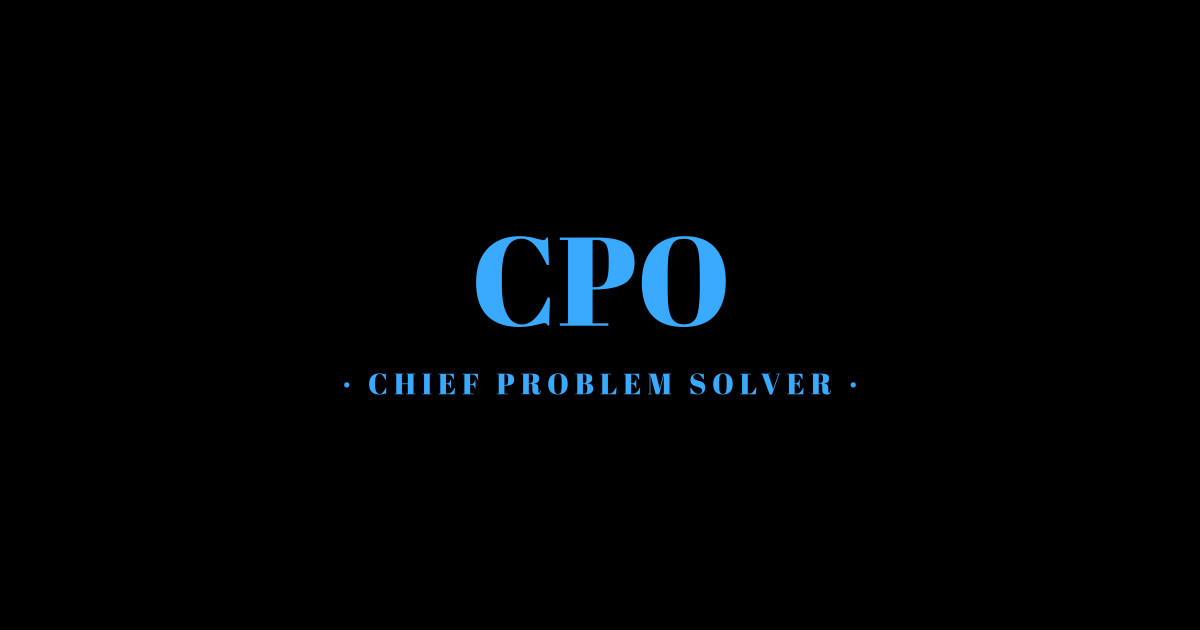 Chief Problem Solver - Problem Solver - Sticker | TeePublic