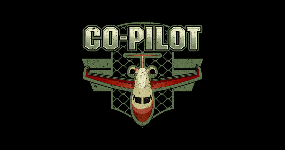 Aviation Airplane Flying Airline Co-Pilot Pilot - Copilot - Sticker ...