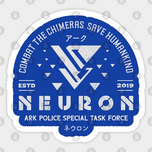 Neuron Special Task Force - Astral Chain - Sticker | TeePublic