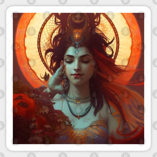 Shiva and Shakti Eternal Love - Shiva - Sticker | TeePublic