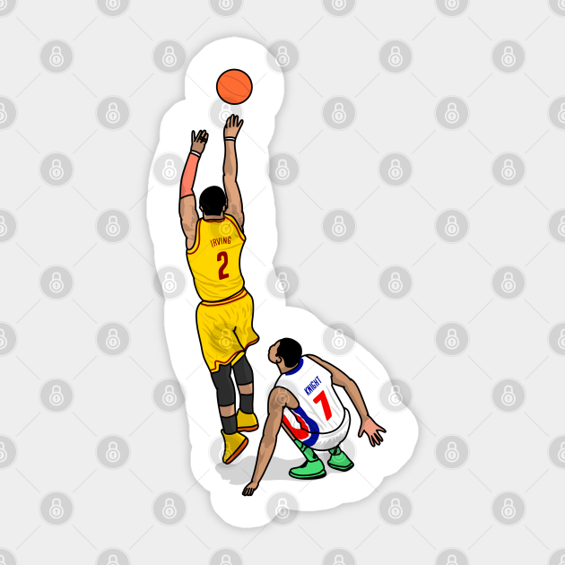 kyrie the crossver - Kyrie Irving Ankle Breaker - Sticker | TeePublic