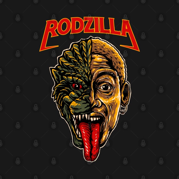rodzilla - Rodman - T-Shirt | TeePublic