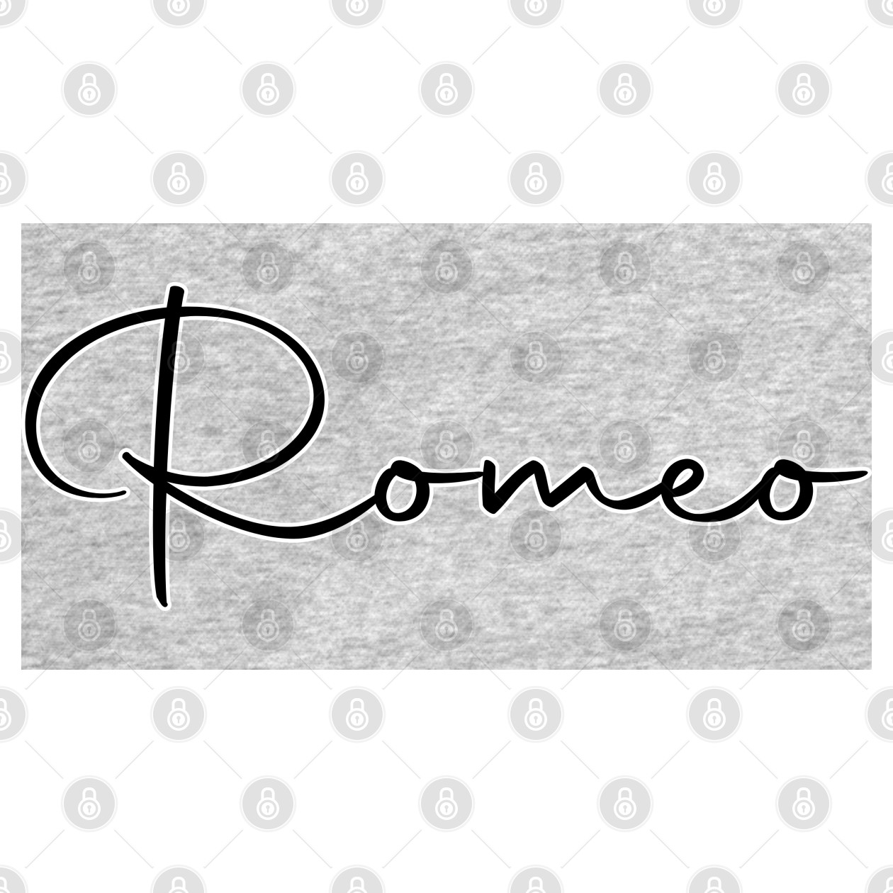 Autography Romeo Name Label - Autography Romeo Name Label - T-Shirt ...