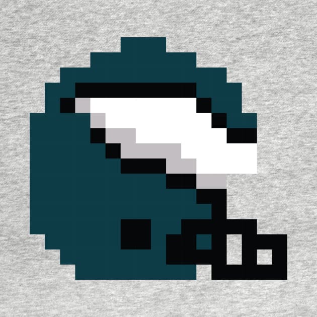8 Bit Philadelphia Eagles Helmet - Philadelphia Eagles Football - T ...