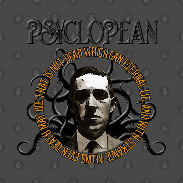 Psyclopean Lovecraft Strange Aeons Cthulhu - Lovecraft - Pin | TeePublic