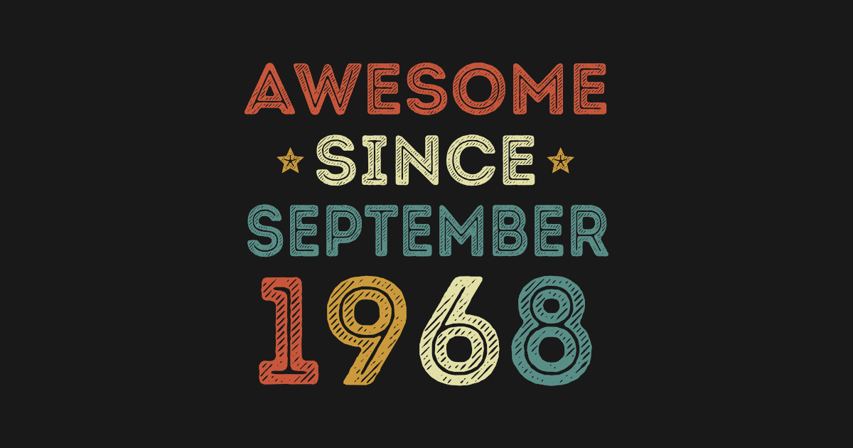 1968 vintage birthday - 1968 Vintage Birthday - T-Shirt | TeePublic