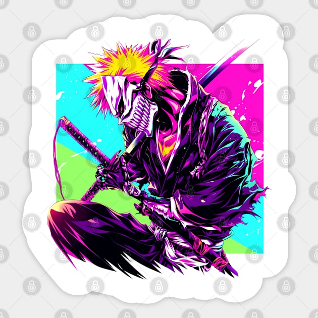 Ichigo kurosaki - bleach - Bleach - Sticker | TeePublic