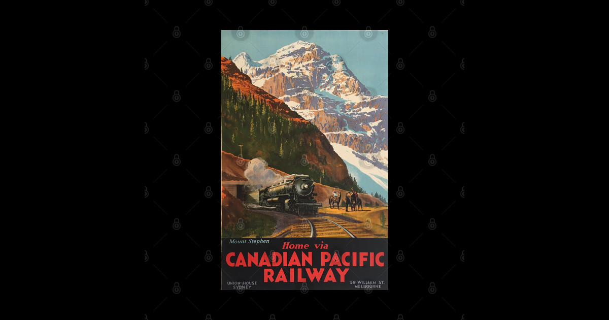 Canadian Pacific Railway - Vintage Travel - Vintage Travel Canadian ...