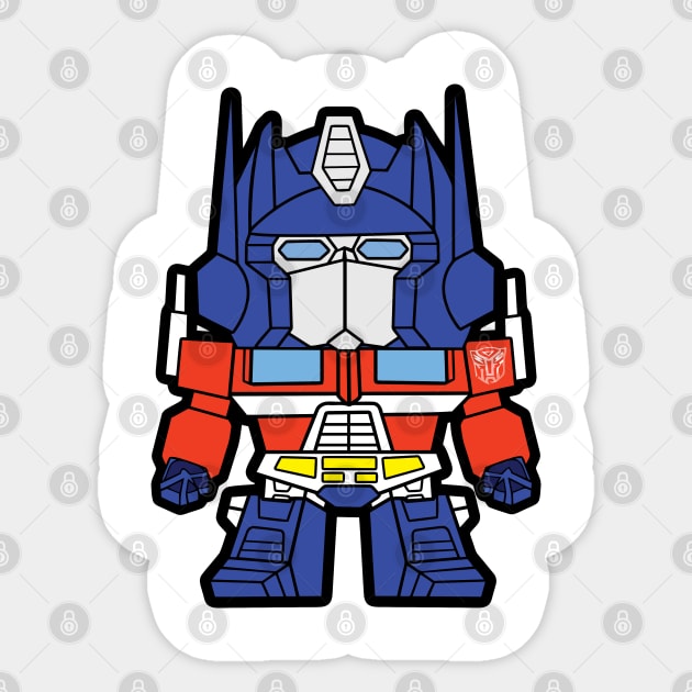 Optimus Prime Chibi - Optimus Prime - Sticker | TeePublic