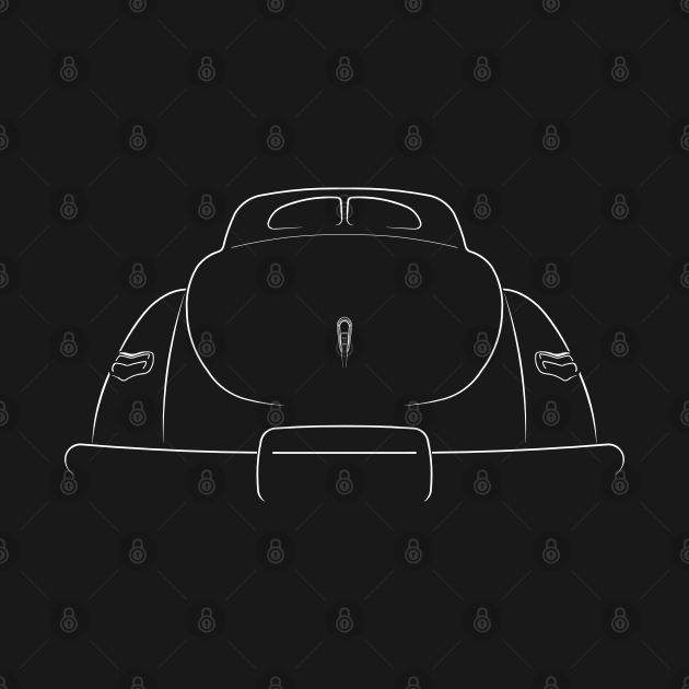 1940 Ford Deluxe Coupe - Rear stencil - Ford - T-Shirt | TeePublic