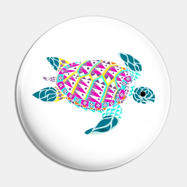 kawaii radioactive turtle in ecopop mutant pattern from the floral ...