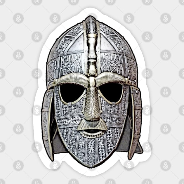 Sutton Hoo Helmet - Sutton Hoo - Sticker | TeePublic
