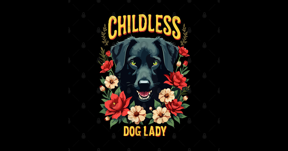 Womens Childless Dog Lady Election 2024 women's Feminist Democrat ...