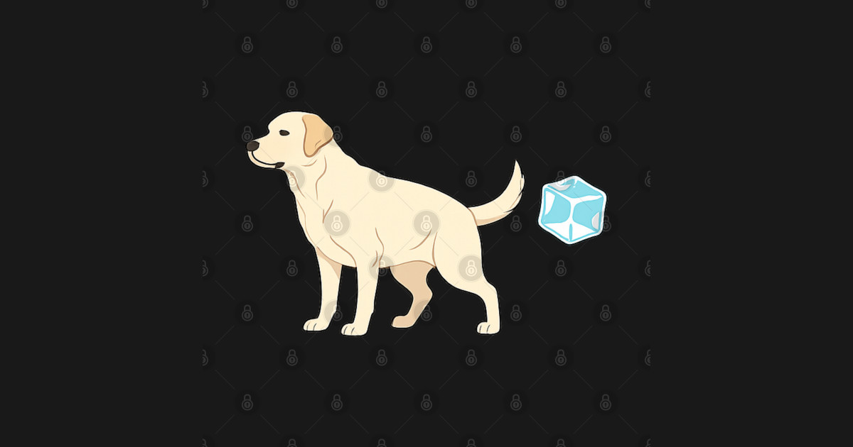 Cool Dog Energy – Chill Pup with Ice Cube - Cool Dog - T-Shirt | TeePublic