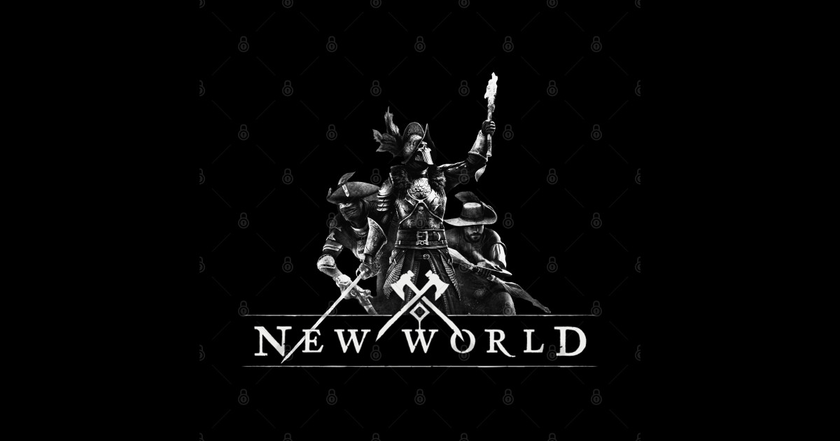 New World MMO Game T-Shirt - New World - Sticker | TeePublic