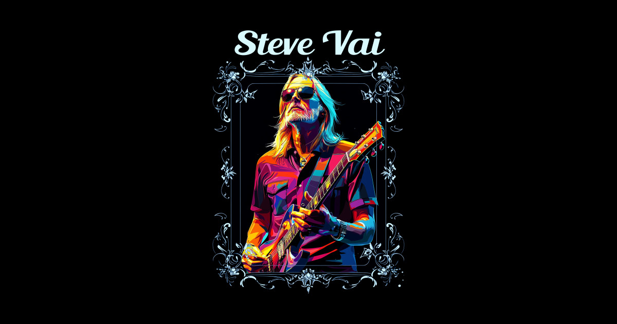 STEVE VAI MUSICIAN FAN ART - Steve Vai Musician Fan Art - Sticker ...