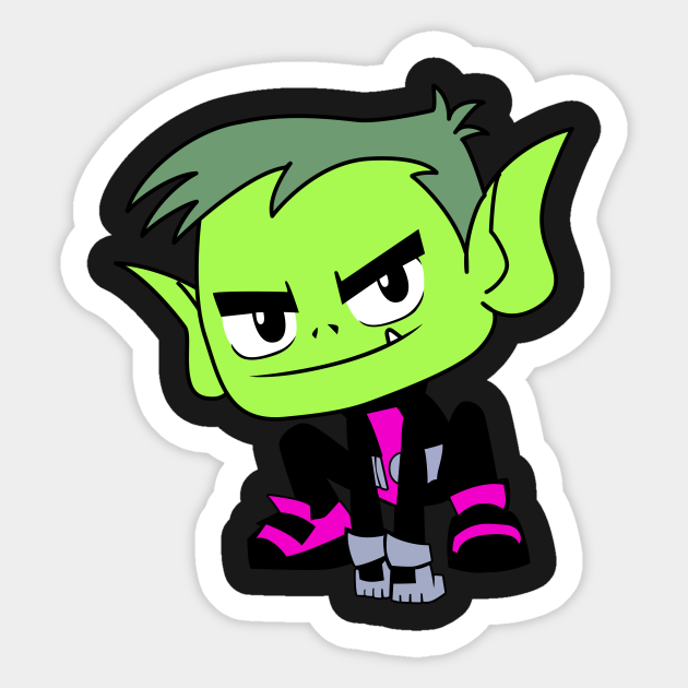 Teen Titan: Beastboy - Teen Titans Go - Sticker | TeePublic