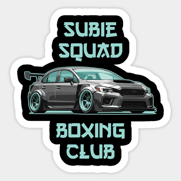 Subaru WRX STI Car Art - Impreza Boxer Engine Modified JDM Car - Subaru ...