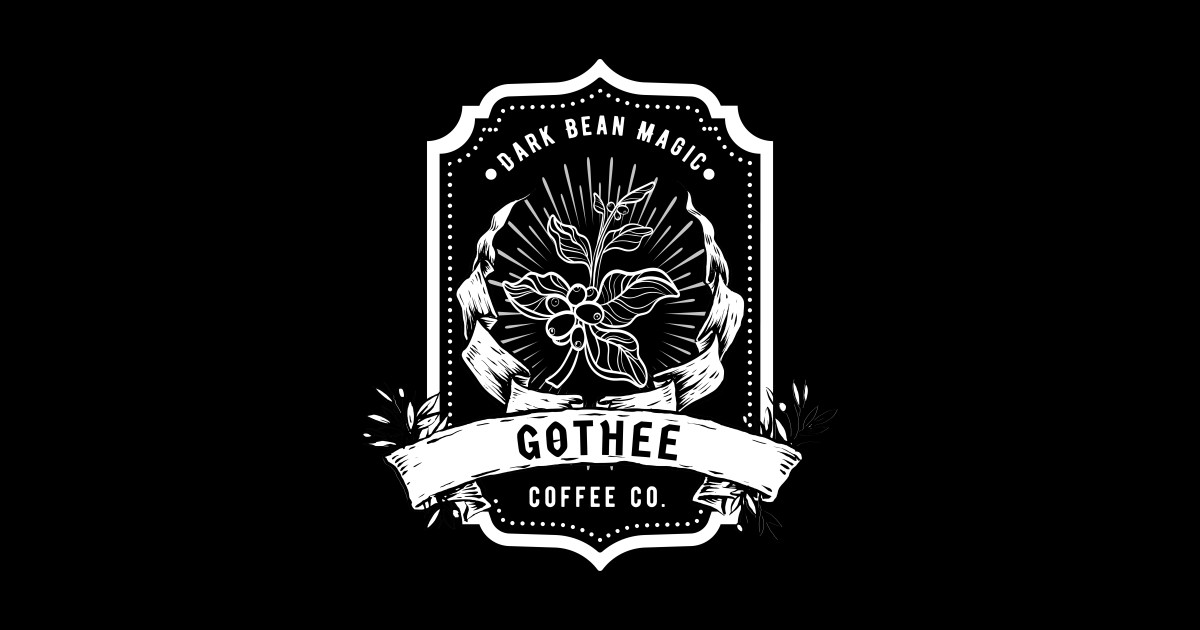 Gothee Coffee Vintage Logo - Coffee - Posters and Art Prints | TeePublic