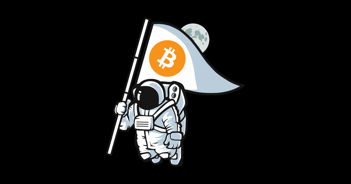 Bitcoin to the Moon - BTC - Crypto apparel - Bitcoin To The Moon ...