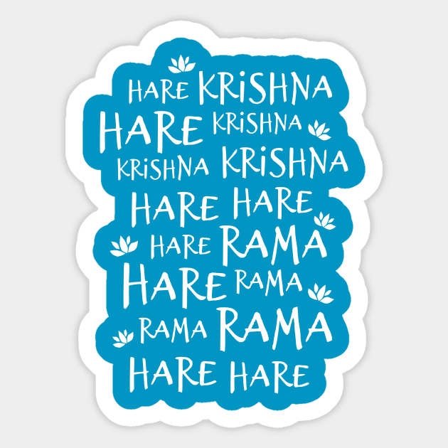 Hare Krishna - Hare Krishna - Sticker | TeePublic