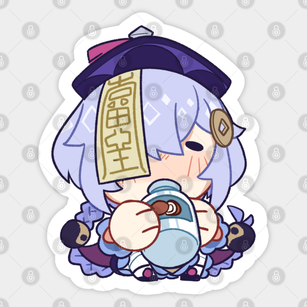 Genshin Impact Qiqi - Genshin Impact - Sticker | TeePublic