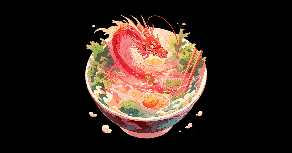 dragon soup - Dragon - Sticker | TeePublic