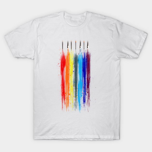 Paint abstract - Paint - T-Shirt | TeePublic