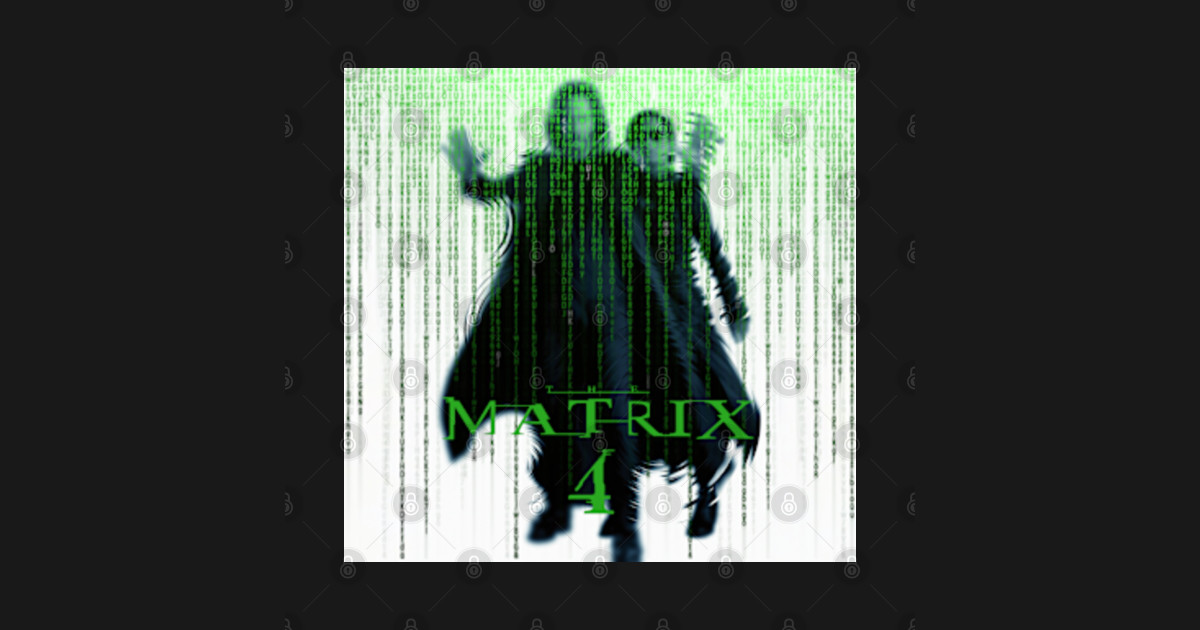 Resurrections Matrix 4 Mens Neo Shirt Neo, Morpheus and Trinity Keanu ...