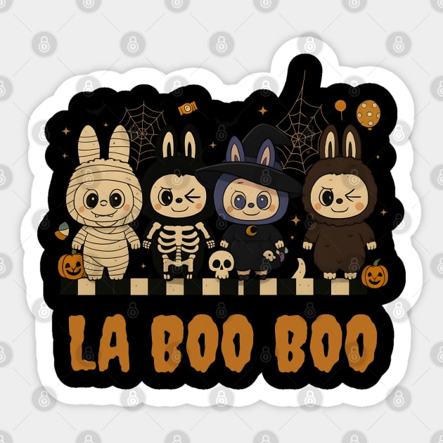 La Boo Boo – Cute Kawaii Halloween labubu - Cute Halloween - Sticker ...