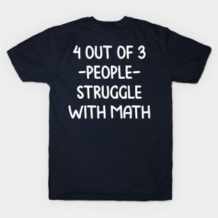 Funny Math T-Shirts for Sale | TeePublic