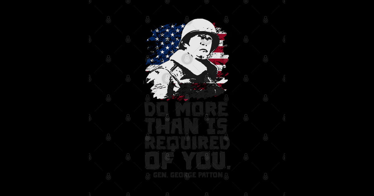 WW2 General George Patton Quote - George Patton - Sticker | TeePublic