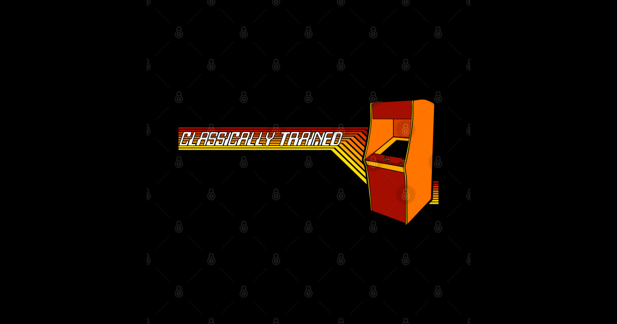 Classically Trained Video Gamer - Classic - Sticker | TeePublic