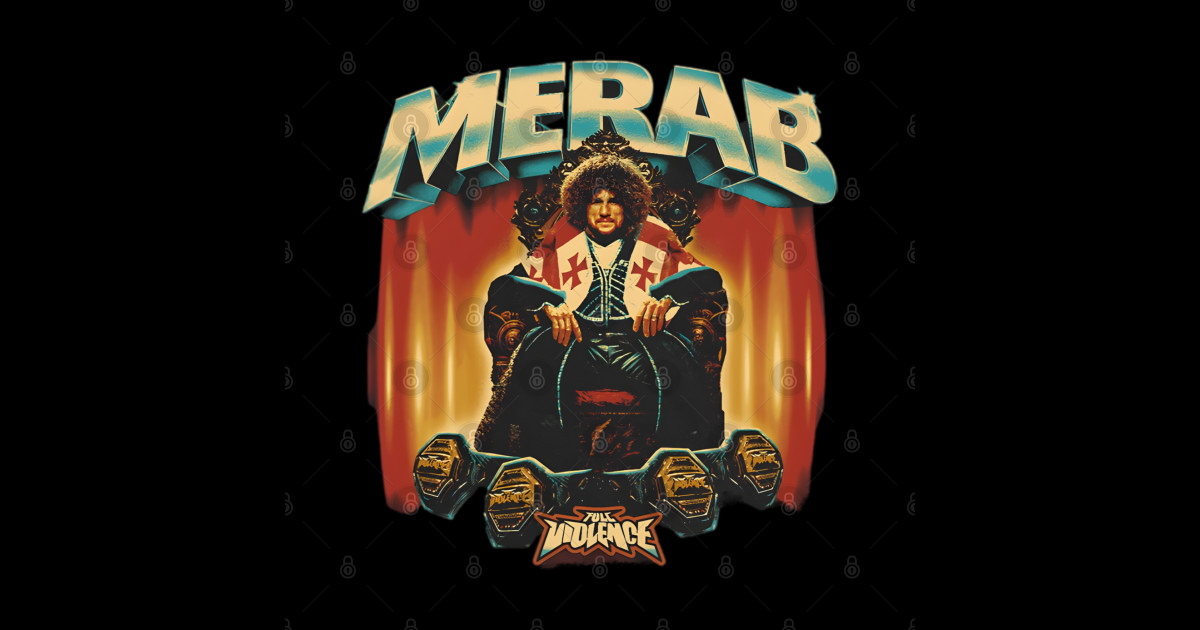 Merab Dvalishvili "The Machine Throne" - Merab Dvalishvili - Sticker ...