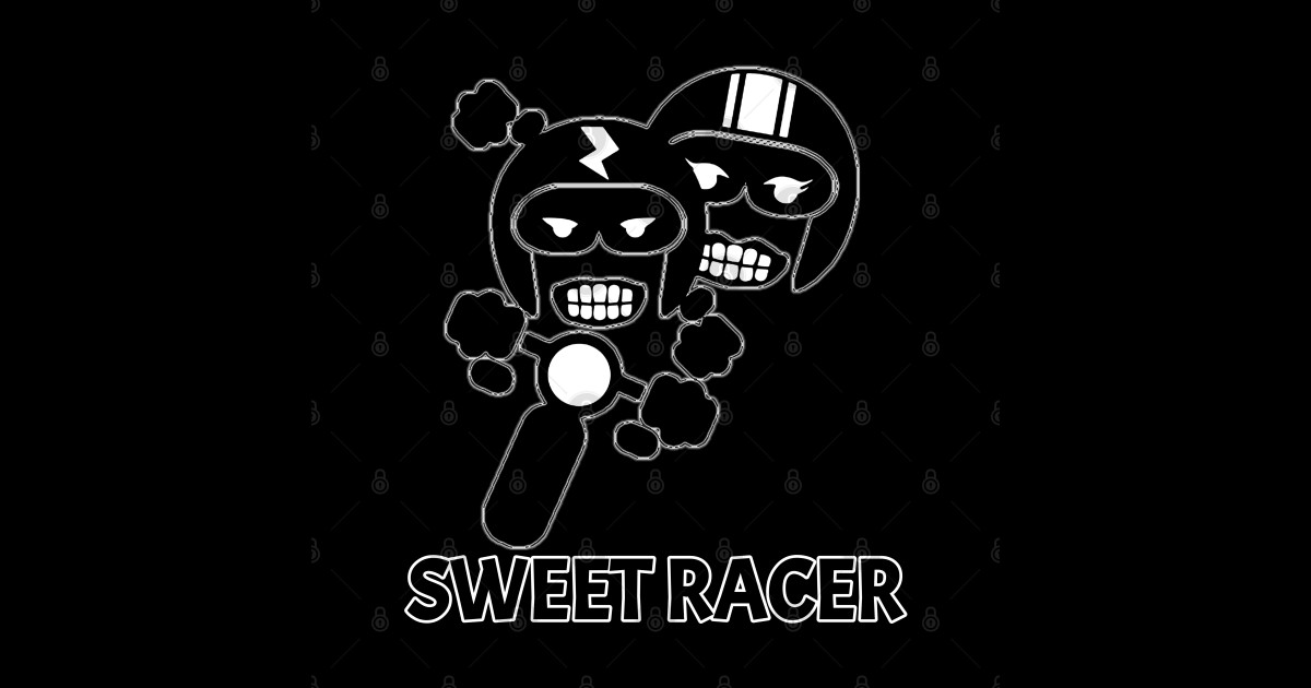 Sweet racer couple - Racer - Sticker | TeePublic