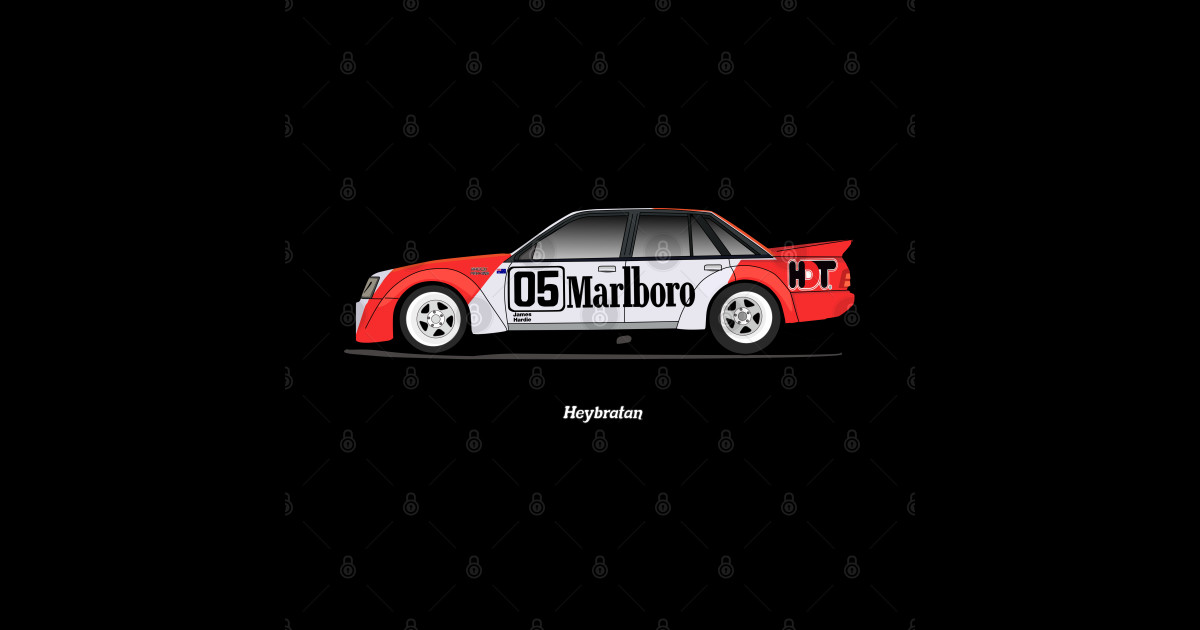 Holden VK Commodore Bathrust Racing Car - Race Car - Sticker | TeePublic