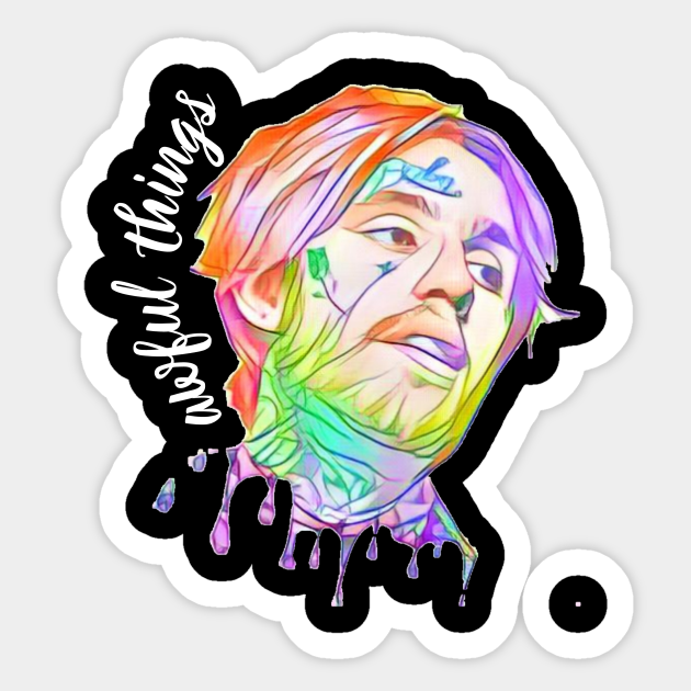 Awful things - Lil Peep - Sticker | TeePublic