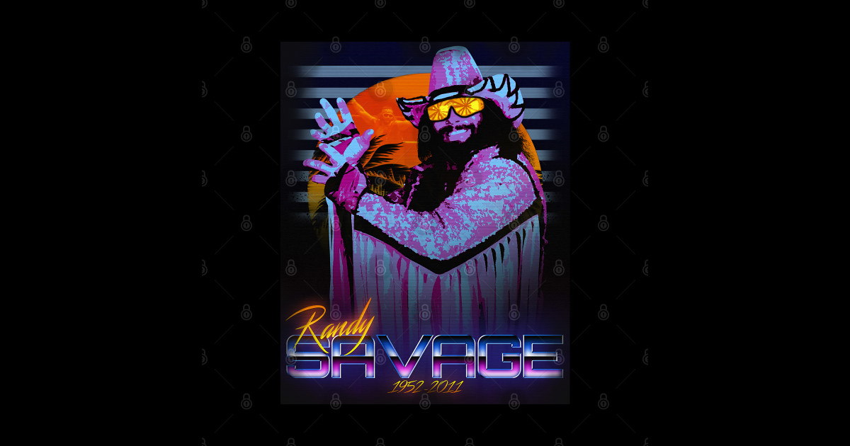 Randy savage legend - Randy Savage - Sticker | TeePublic