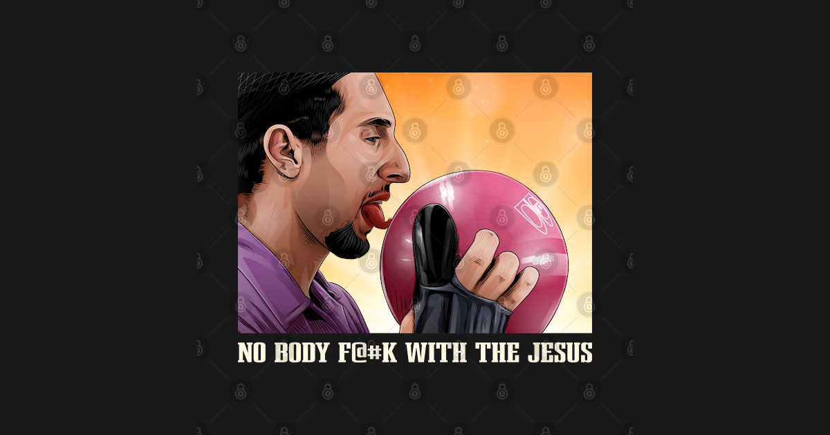 The Jesus Big Lebowski - Lebowski - T-Shirt | TeePublic