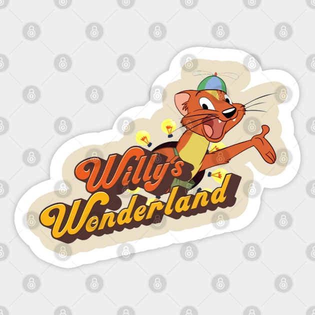 Willy's Wonderland - Willys Wonderland - Sticker | TeePublic