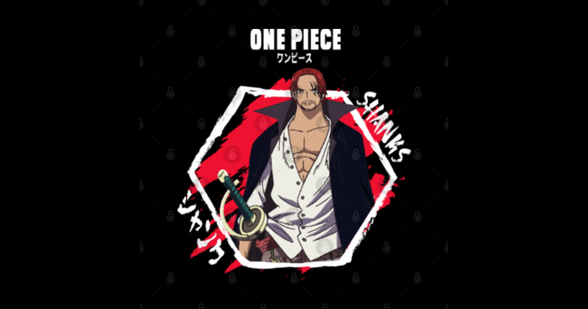 Shanks - One Piece - Shanks - Sticker | TeePublic