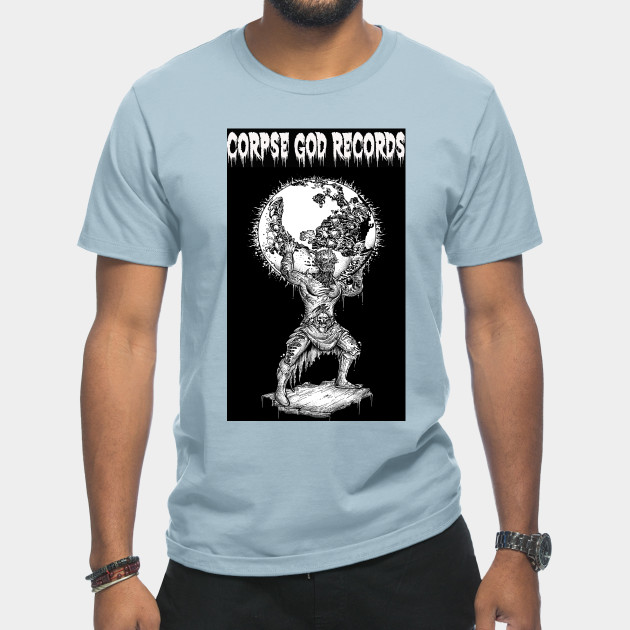 Corpse God Records - Death Metal - T-Shirt Designed & Sold By Irfan Aslam