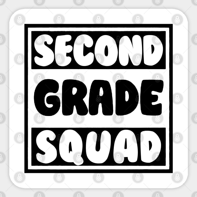 second grade - Second Grade - Sticker | TeePublic