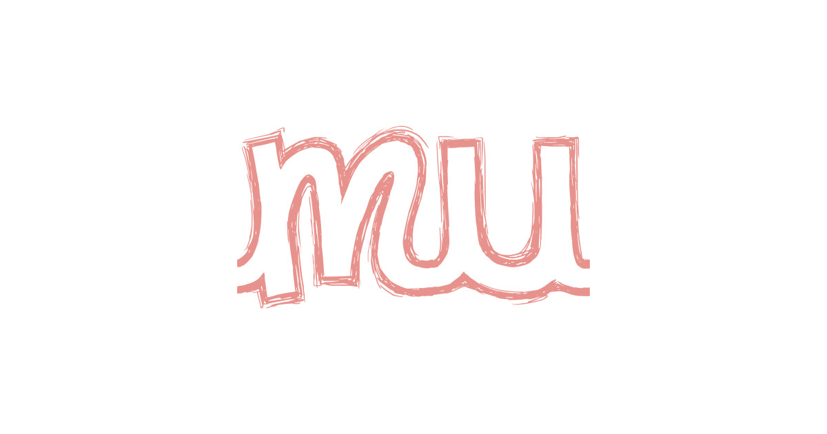 Mu Cursive Greek Letter - Panhel - T-Shirt | TeePublic