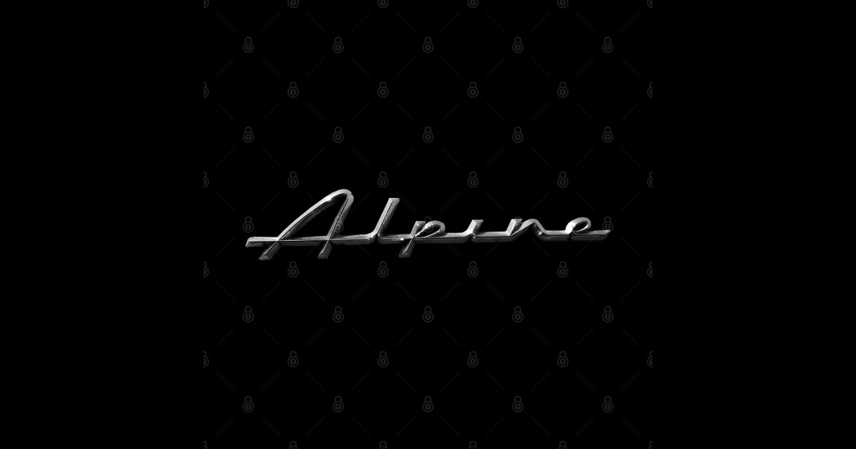 Sunbeam Alpine classic car logo - Sunbeam Alpine - Sticker | TeePublic